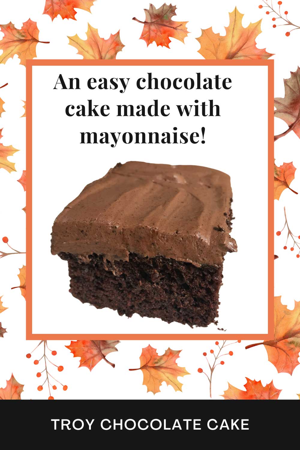 Troy Chocolate Cake Recipe 8 Inch - Cookie Madness