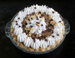 Chocolate Mallow Malt Pie - Cookie Madness