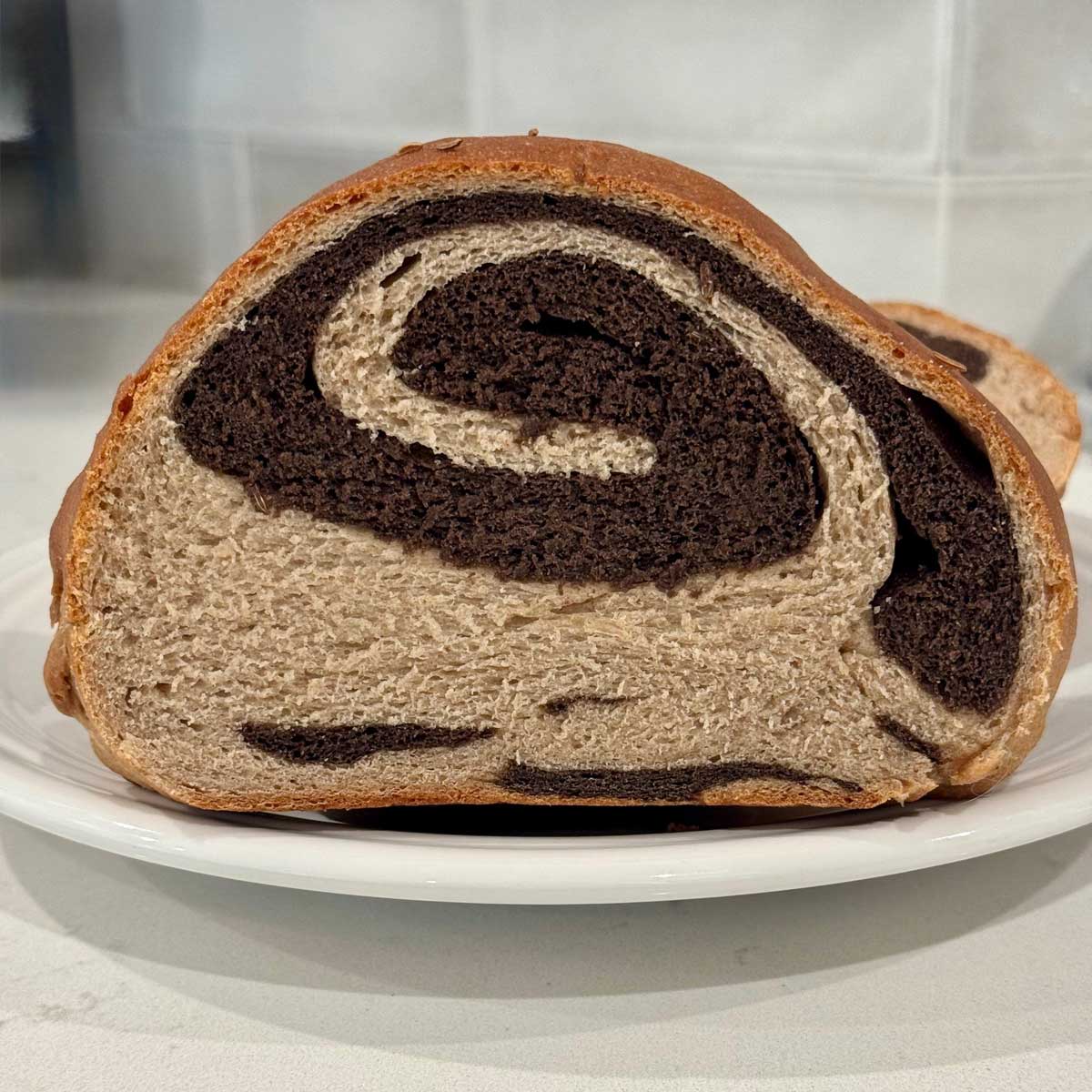 Marble Rye Bread - Cookie Madness