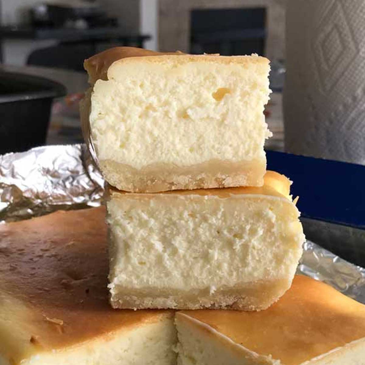 Loaf Pan Cheesecake - Cookie Madness