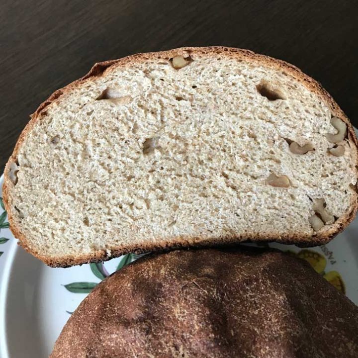 Whole Wheat Walnut Bread - Cookie Madness