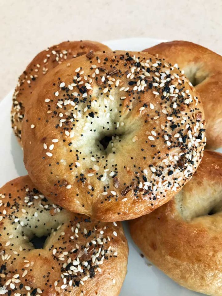 Malted Milk Powder Bagels - Cookie Madness