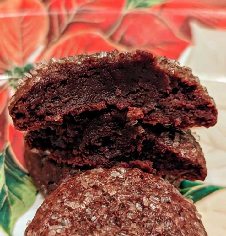 Chocolate Sparkle Cookies - Cookie Madness