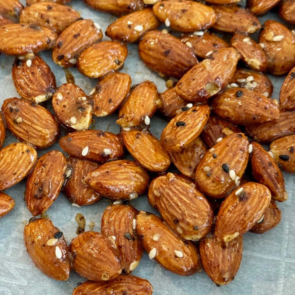 Everything Spiced Almonds - Cookie Madness